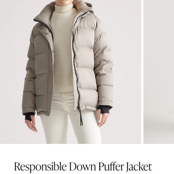 Quince | Jackets & Coats | Quince Responsible Puffer Jacket Black ...